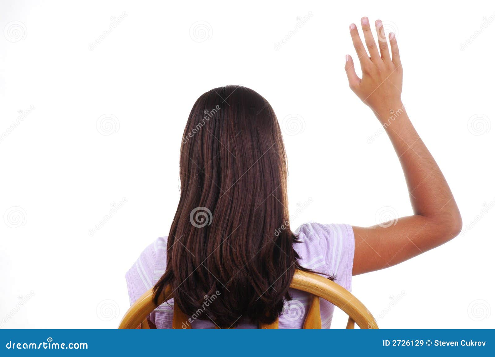 Student Raising Hand stock image. Image of hand, isolated - 2726129