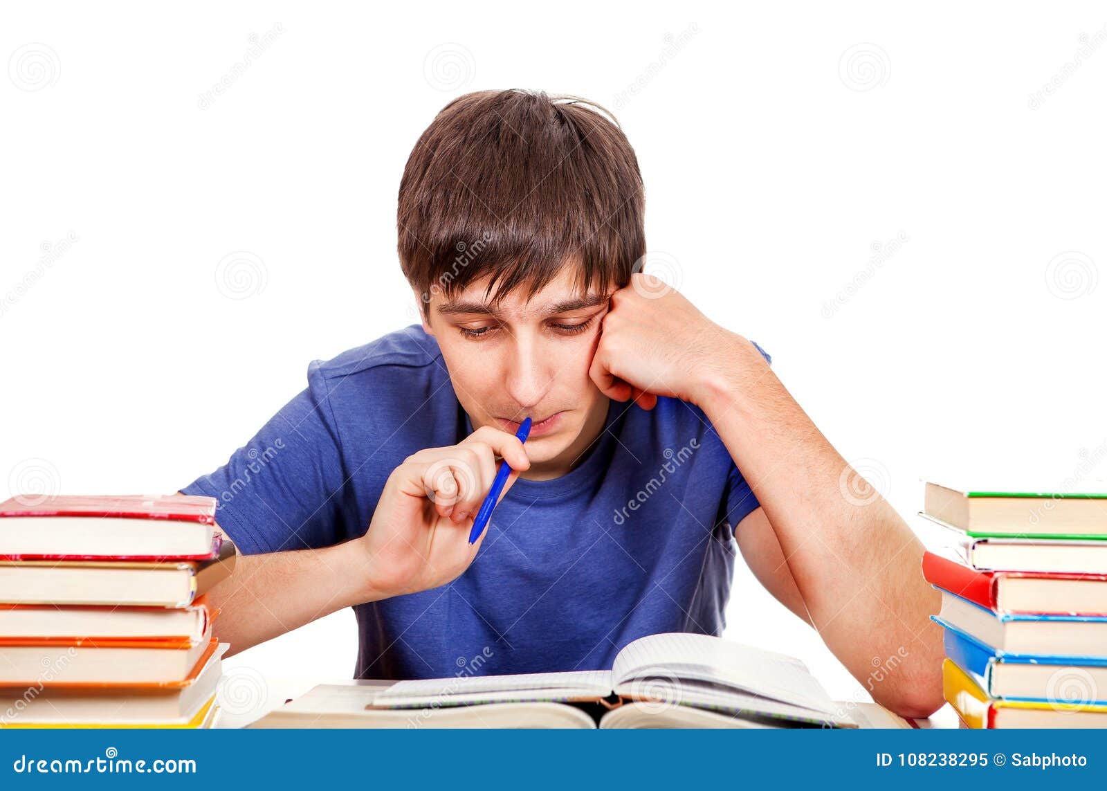 Student with a Books stock image. Image of adult, lesson - 108238295