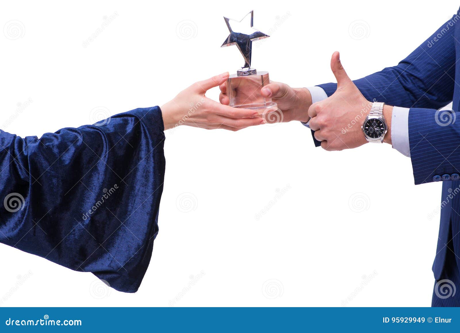 The Student Receiving Diploma after Graduation Stock Image - Image of ...