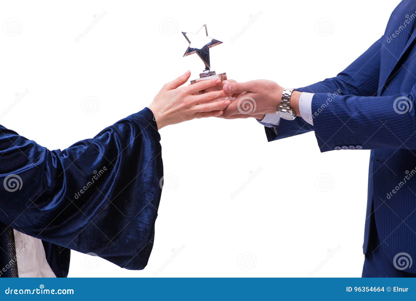 The Student Receiving Diploma after Graduation Stock Photo - Image of ...
