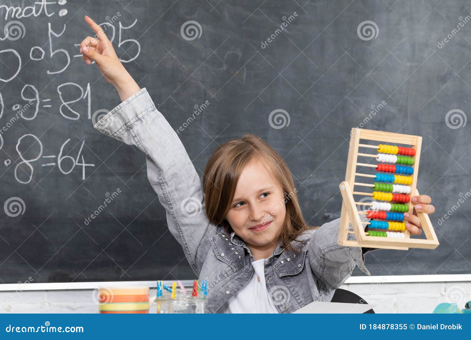 The Student Reports To Answer in Class To Answer the Teacher`s Question ...