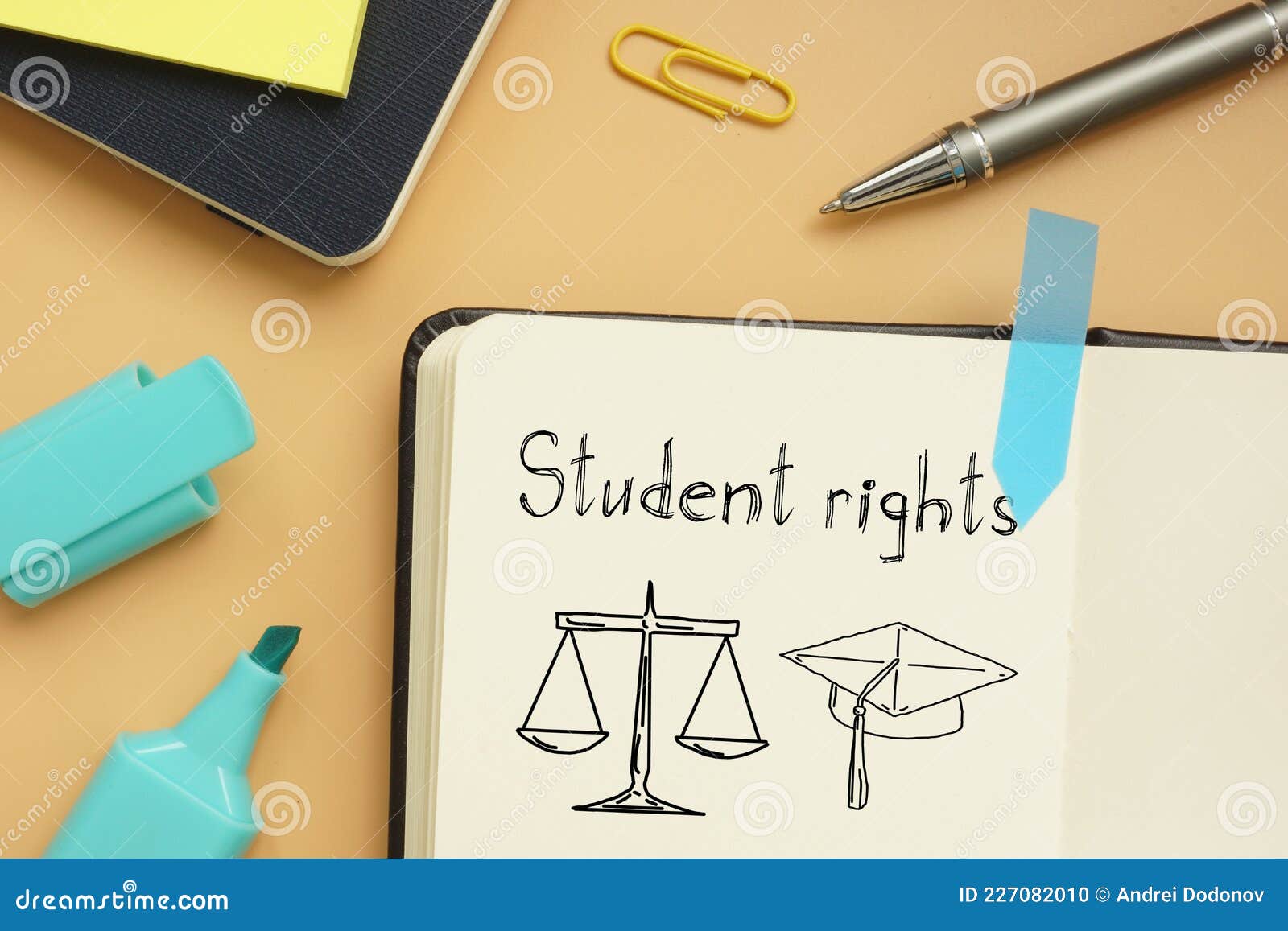 Student Rights are Shown on the Conceptual Photo Using the Text Stock ...
