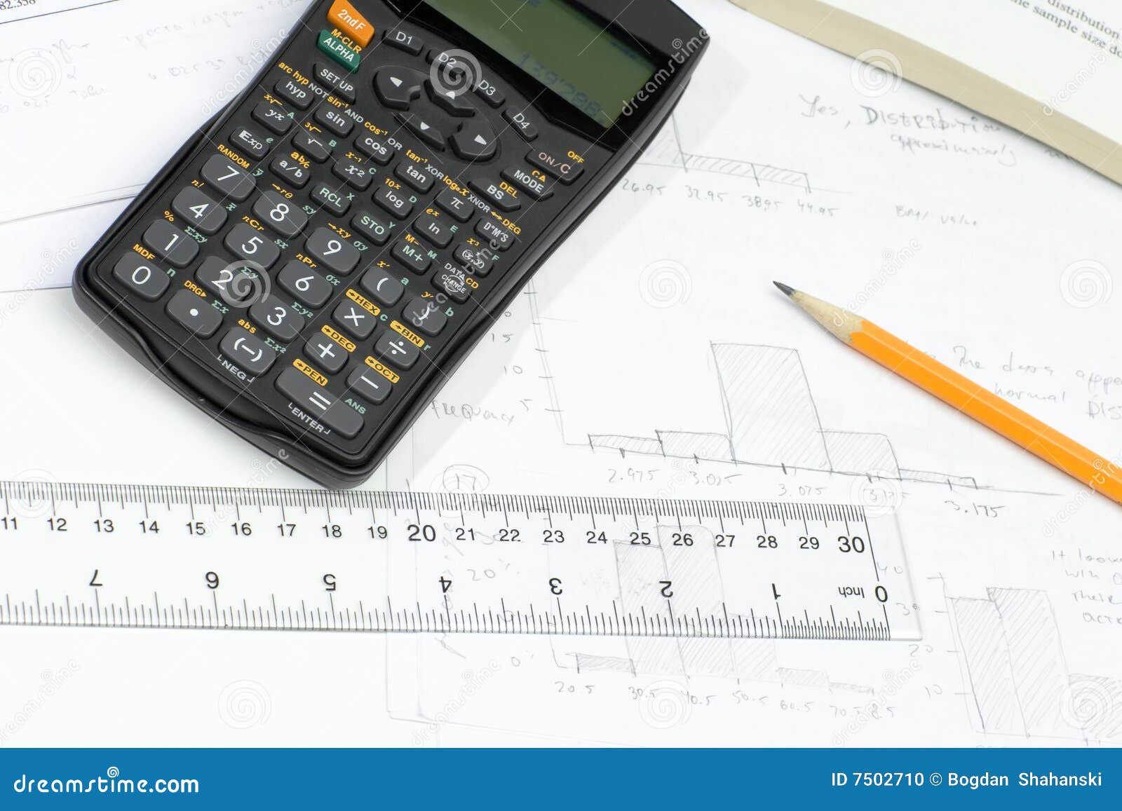 Student S Desk Top Covered with Homework Papers Stock Photo - Image of ...