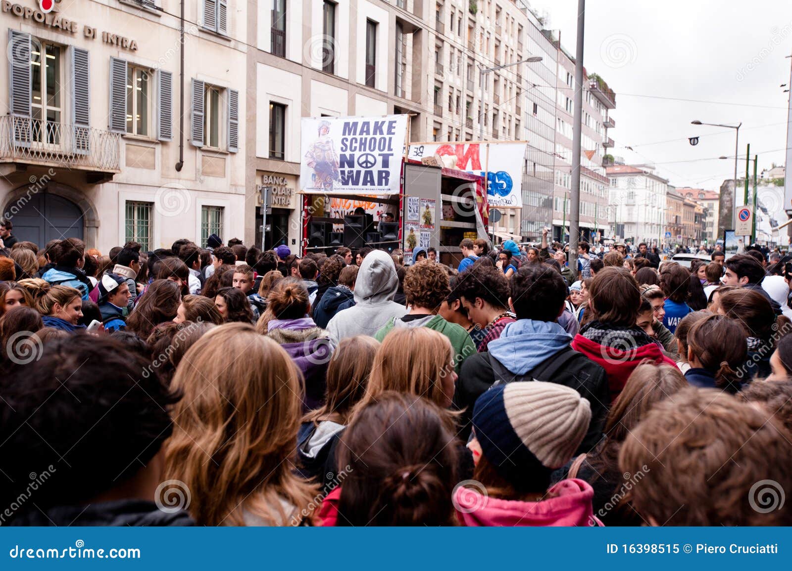 Student S Protest - Make School Not War Editorial Image - Image of ...