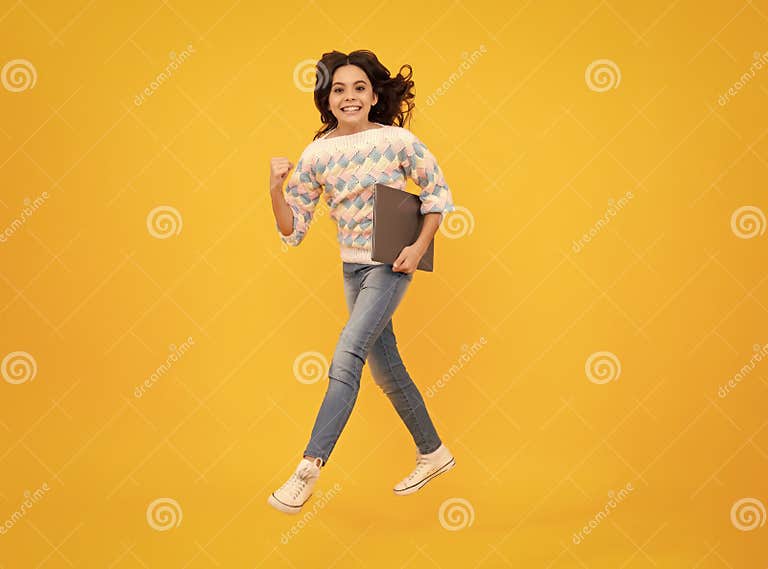 Student School Girl Learning Knowledge and Education. Stock Photo ...