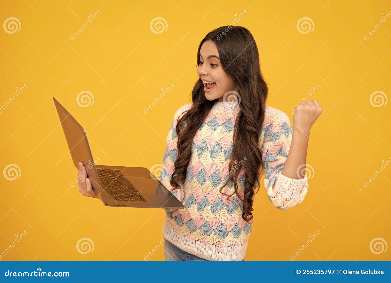 Student School Girl Learning Knowledge and Education. Stock Image ...