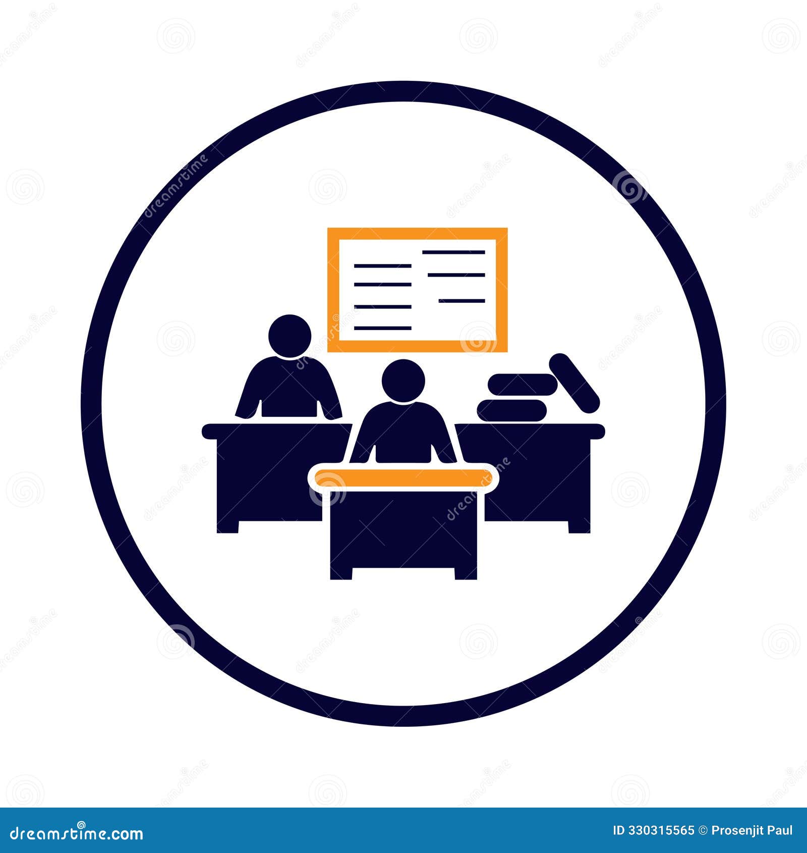 Student, Seat, Desk, Table, Man, Student Sitting at Desk Icon Stock ...