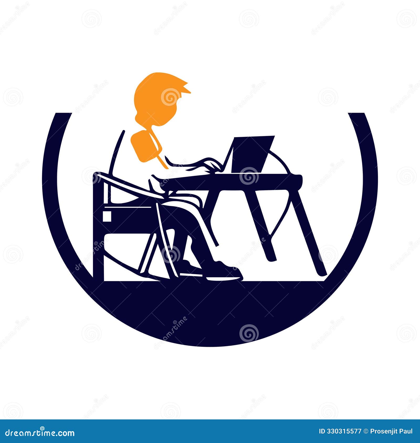 Student, Seat, Desk, Table, Man, Student Sitting at Desk Icon Stock ...