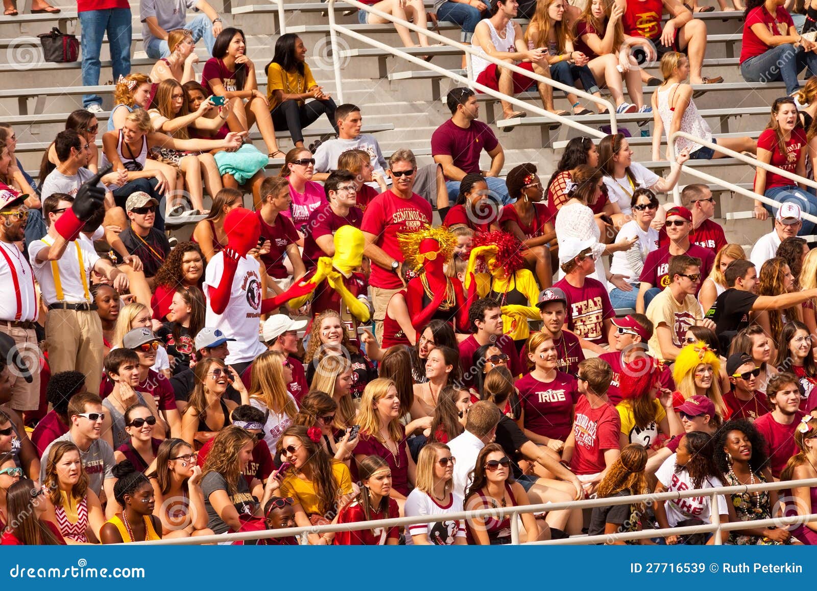 Student Section at Doak Campbell Stadium Editorial Stock Image - Image ...