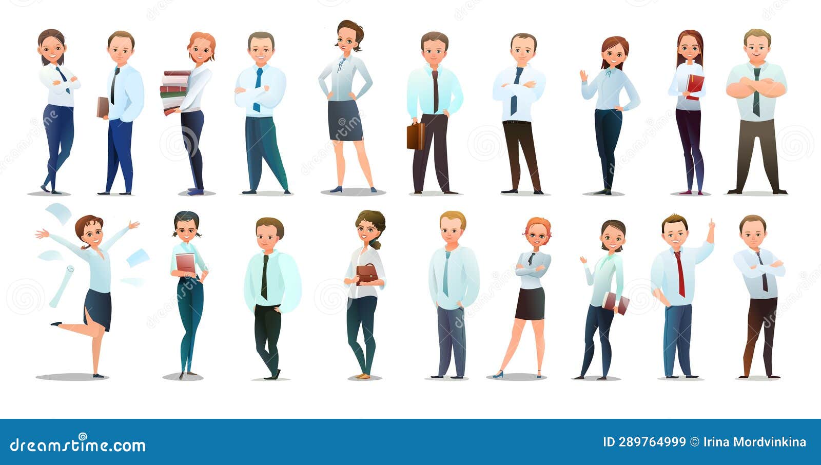 Student Set. Young People are Learning. Different Tempers. Funny ...