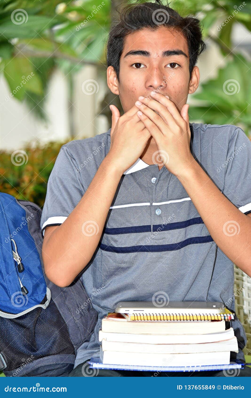 A Student and Silence stock image. Image of student - 137655849