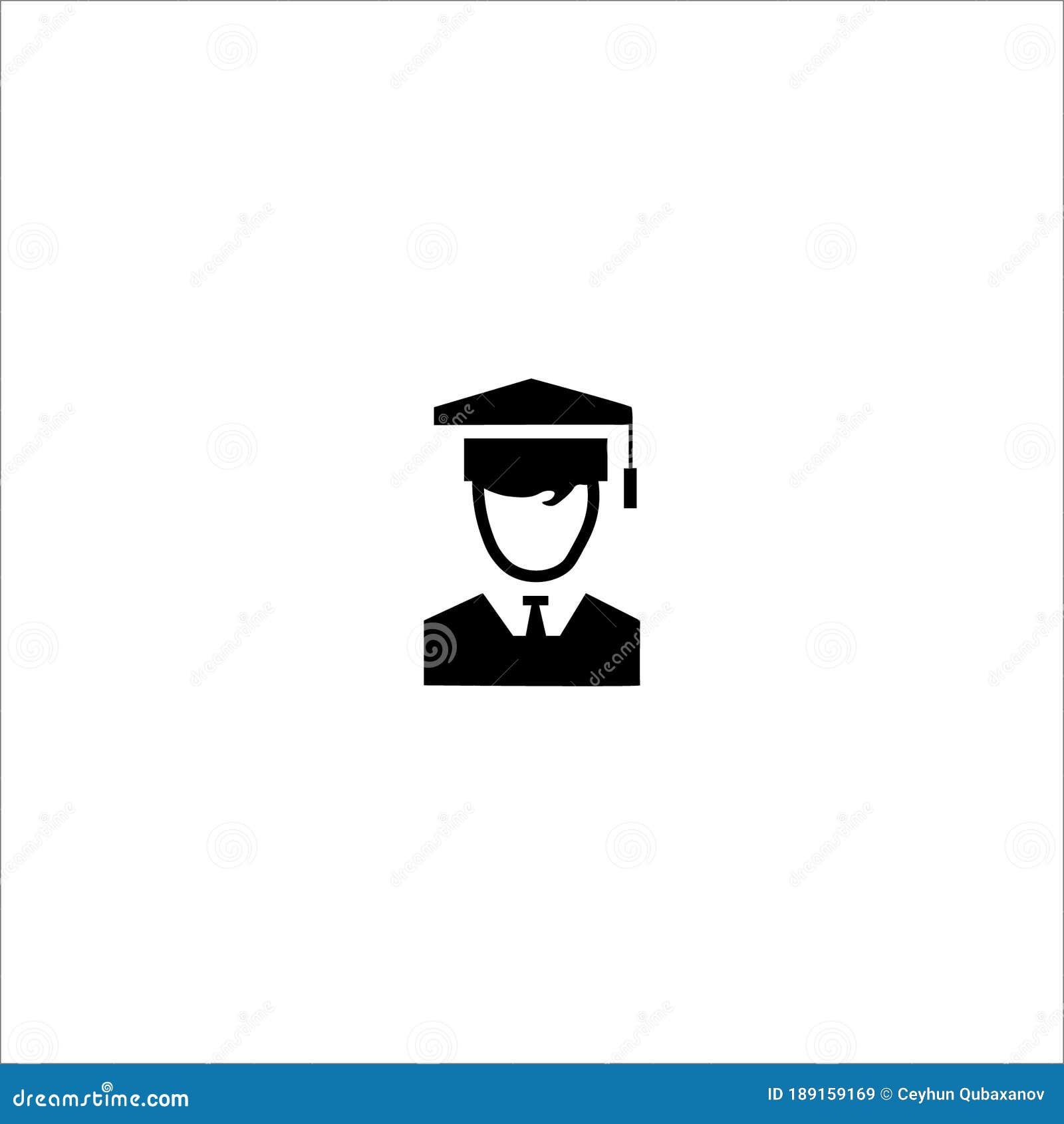 Student Silhouette. School Student. Vector Solid Icons Stock Vector ...