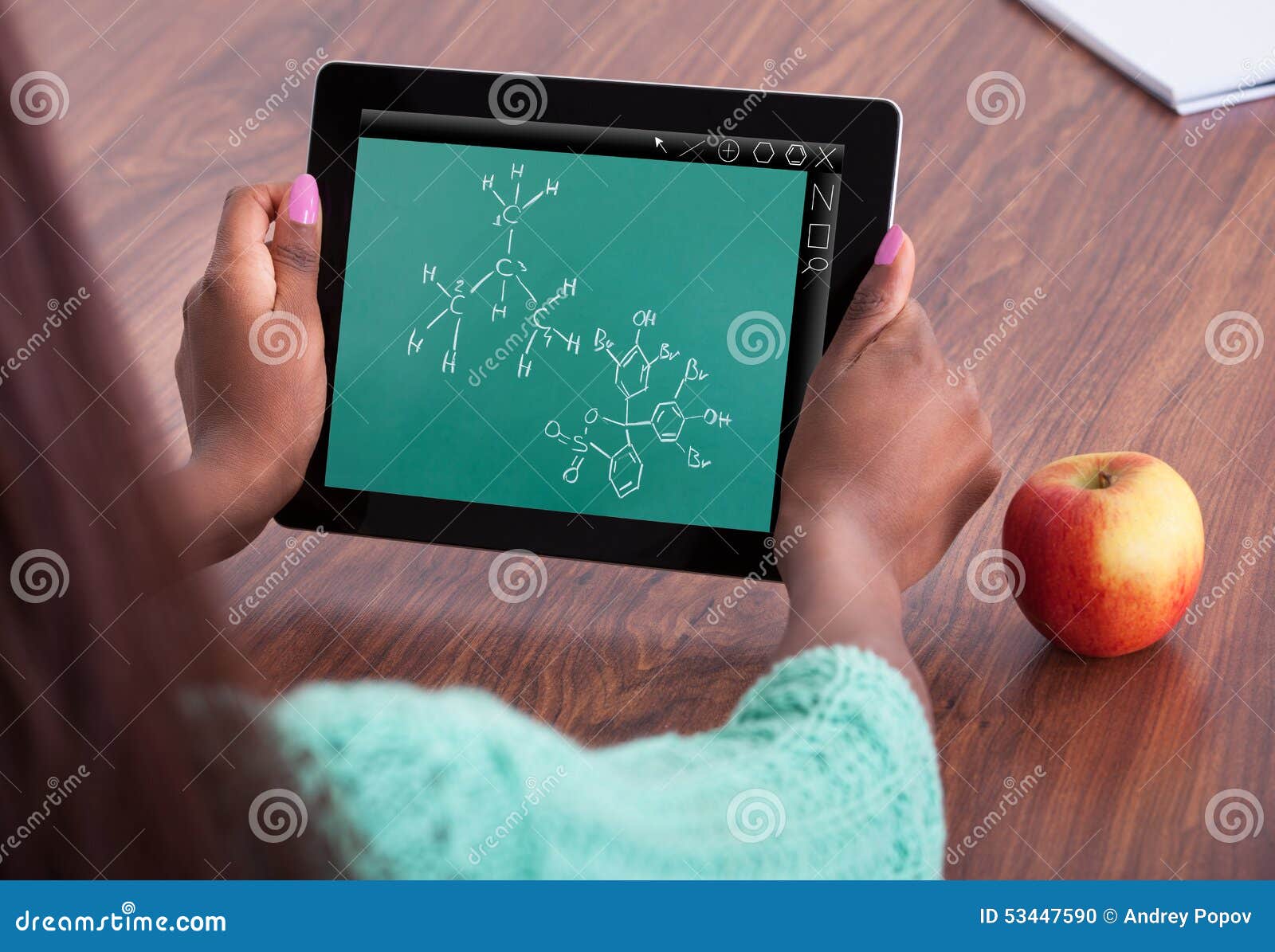 Student Solving Chemistry Problem at Classroom Stock Photo - Image of ...