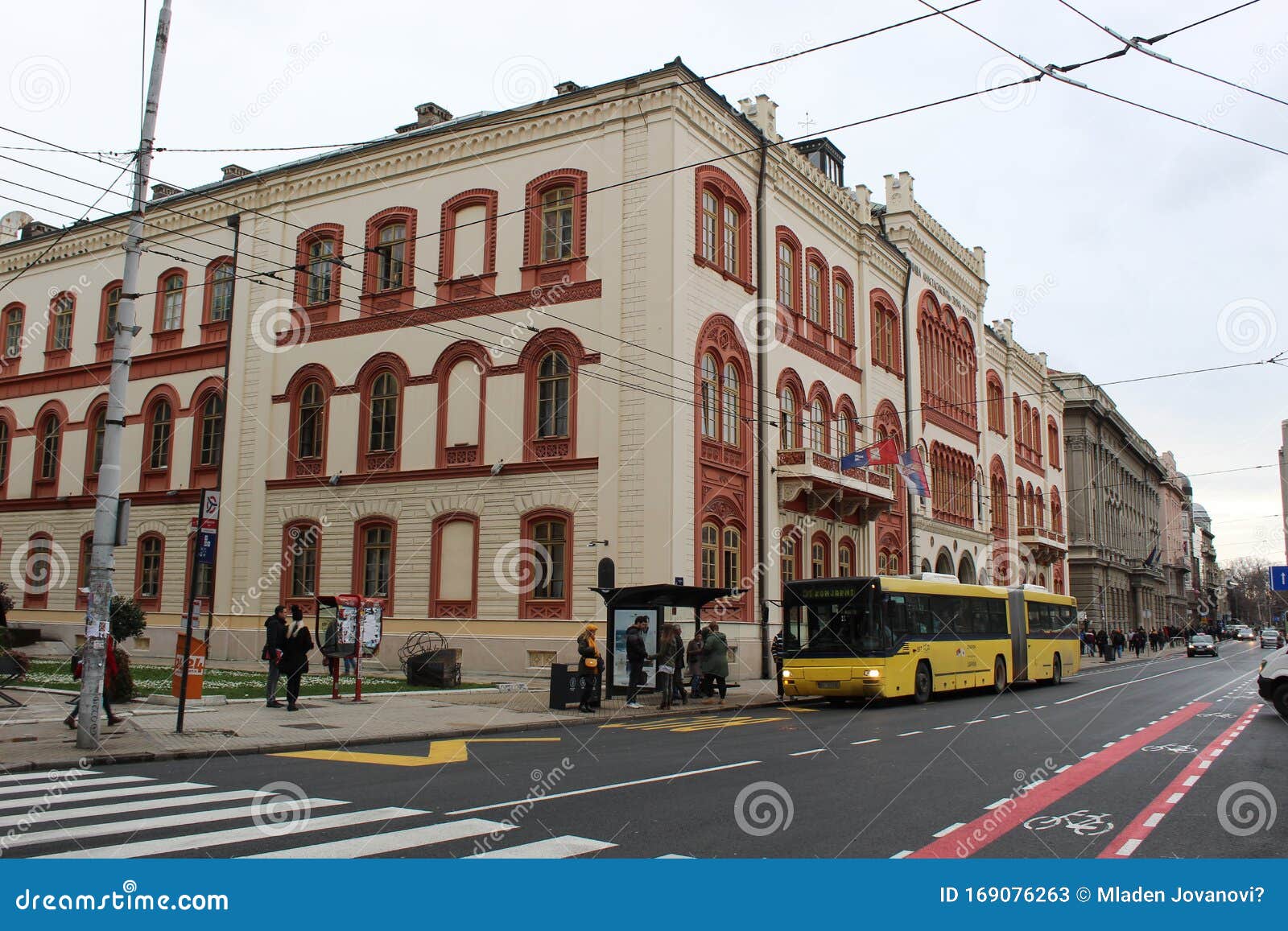 Student Square in Belgrade, Serbia. Editorial Stock Photo - Image of ...