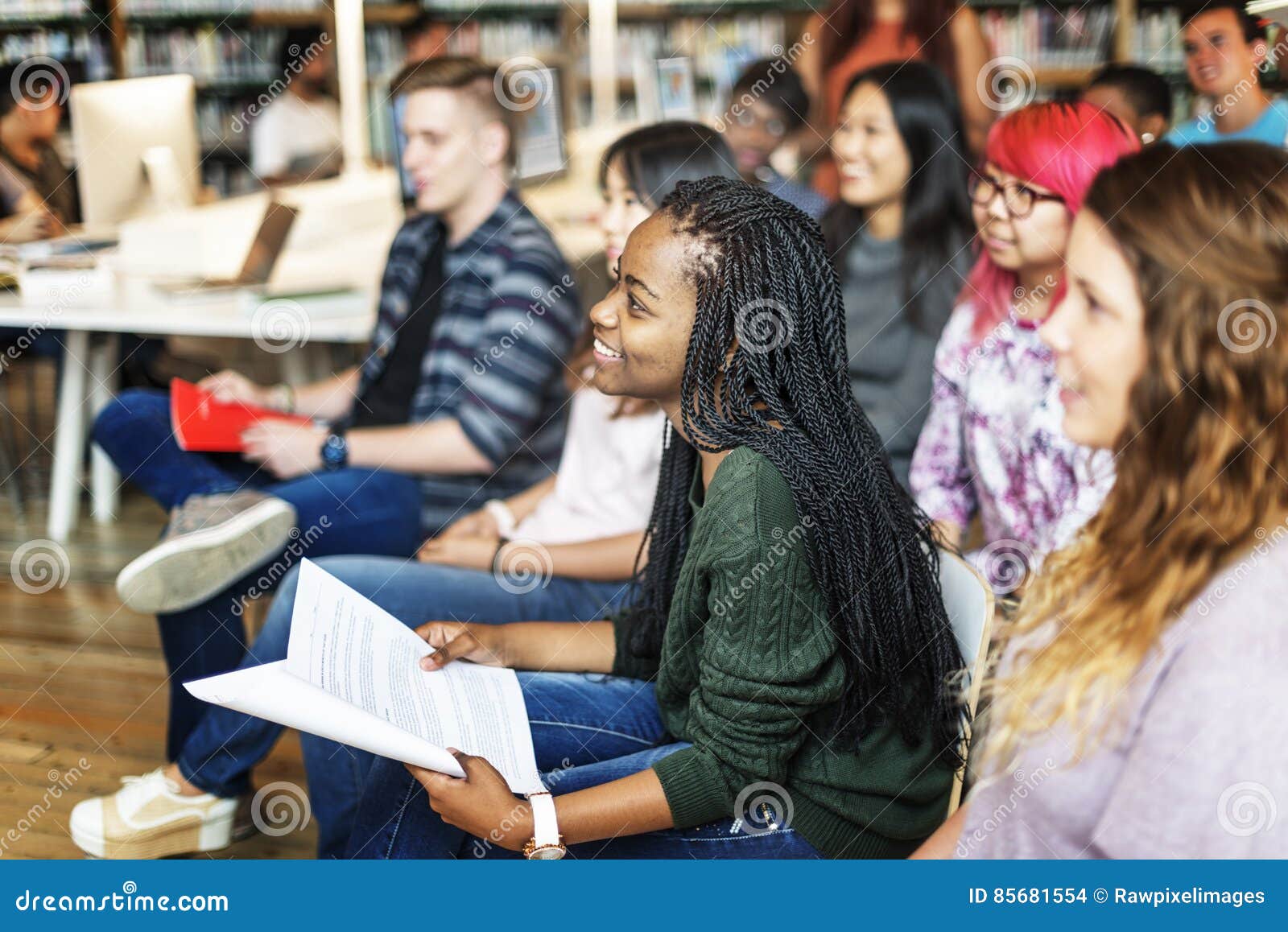 Student Study Classmate Classroom Lecture Concept Stock Photo - Image ...