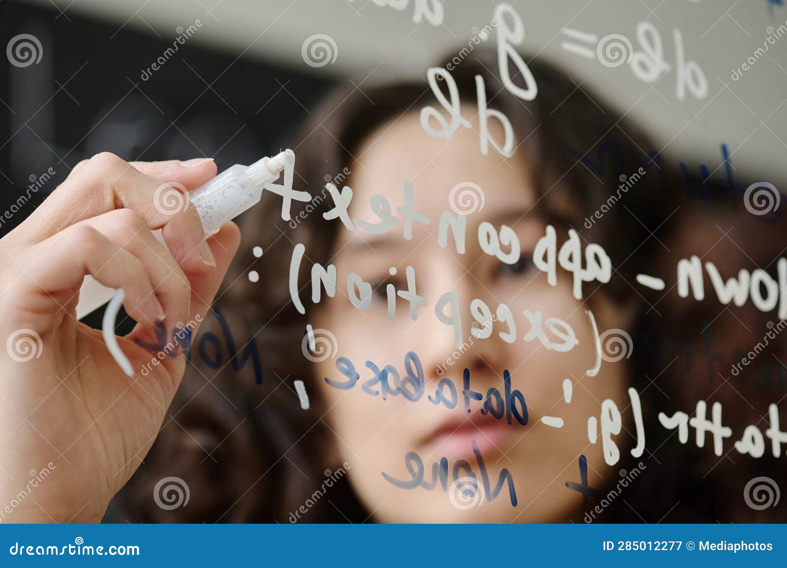 Student Studying it at School Stock Image - Image of university, learn ...