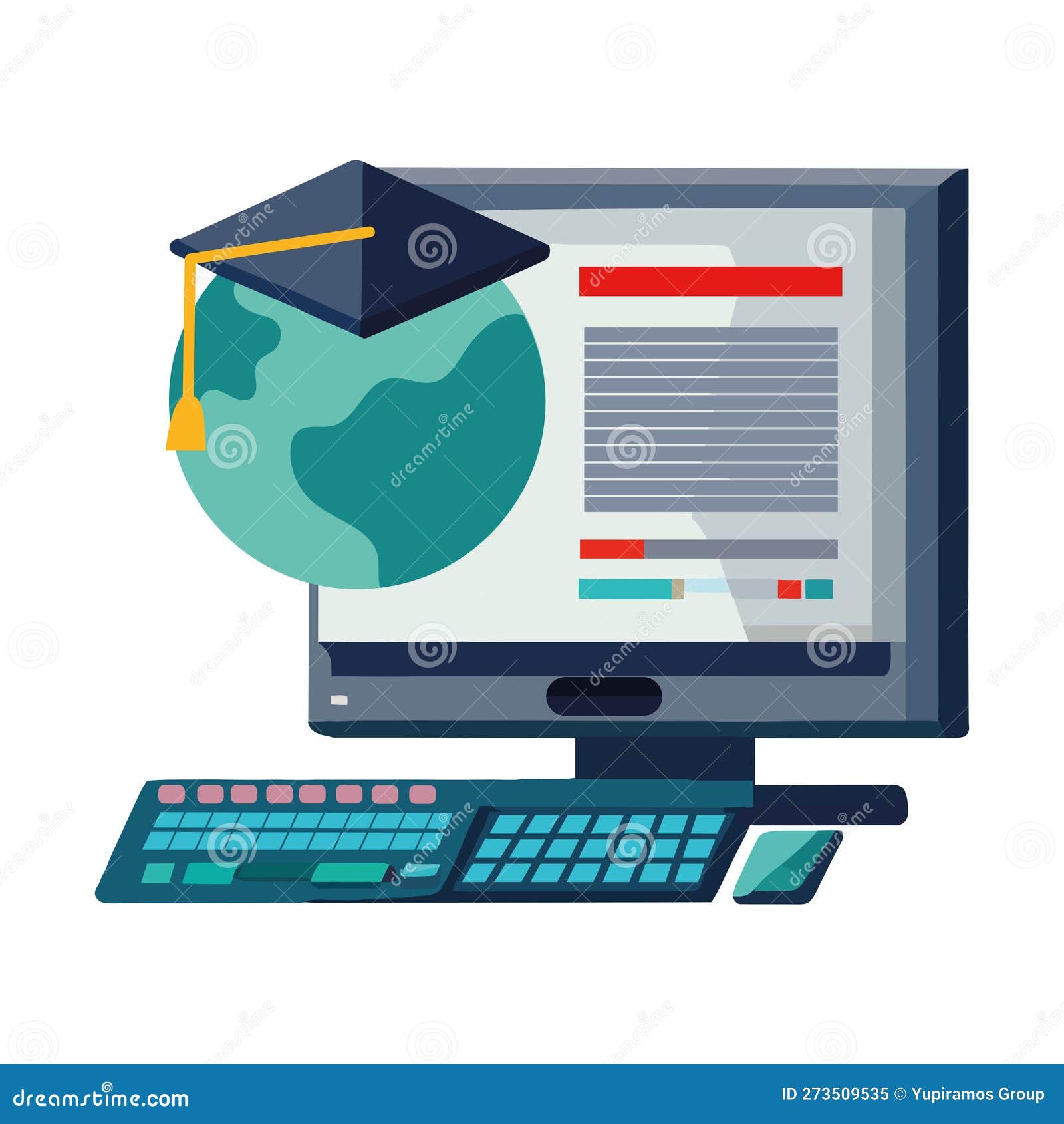 A Student Success in Education and Technology Stock Vector ...