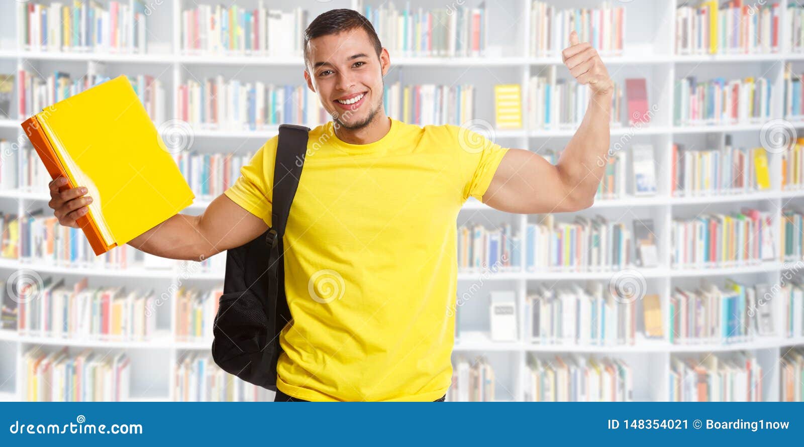 Student Success Successful Banner Strong Power Library People Stock ...