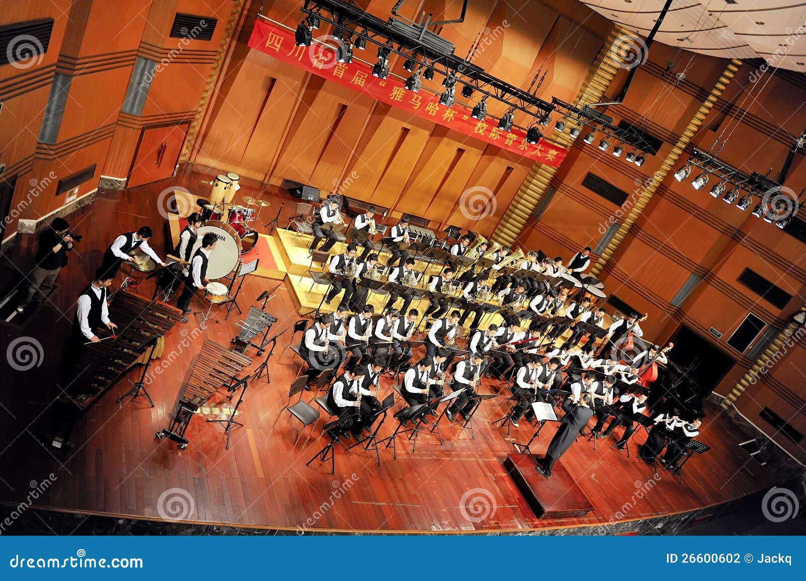Student symphonic band editorial photography. Image of band - 26600602