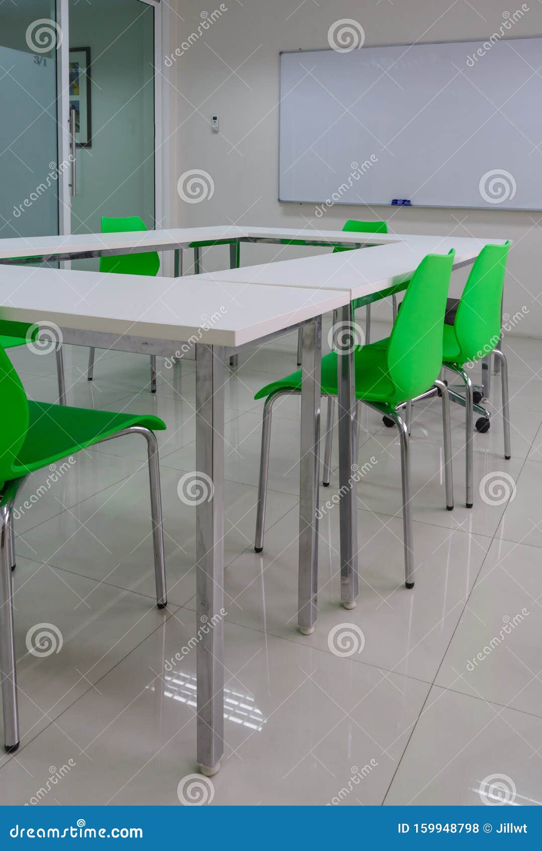 Classroom stock photo. Image of room, seat, school, education - 159948798