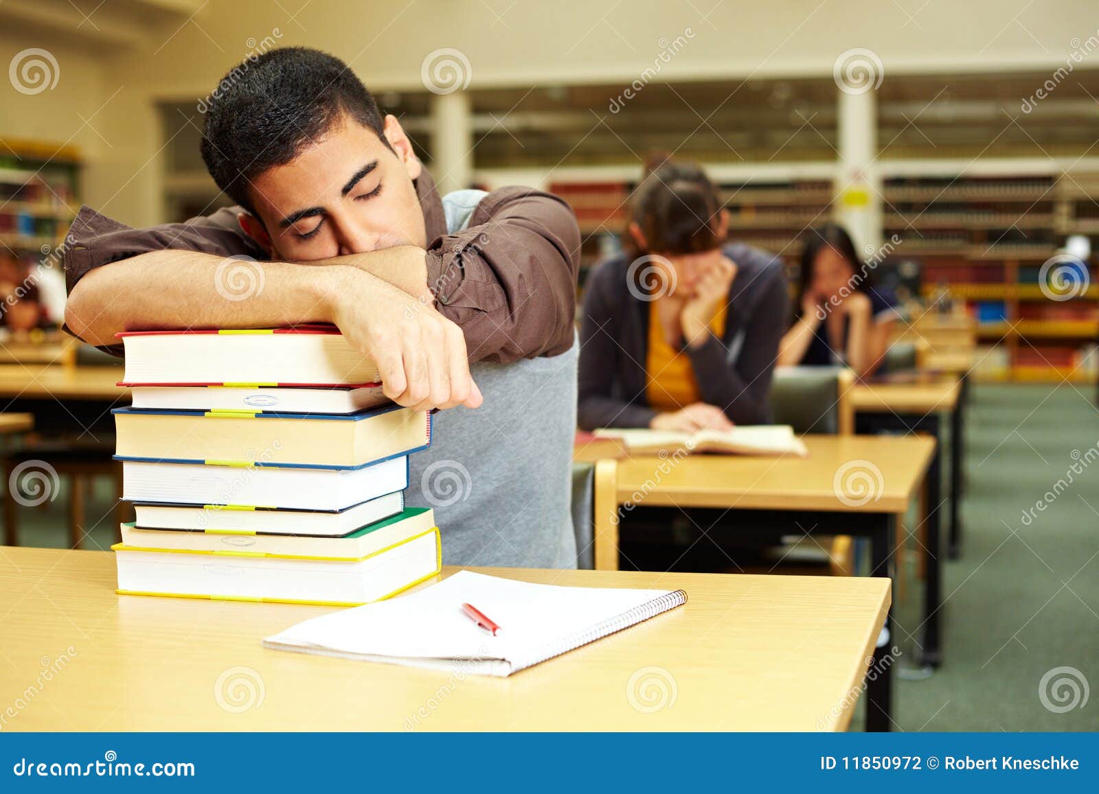 Student Taking A Nap Stock Photography - Image: 11850972