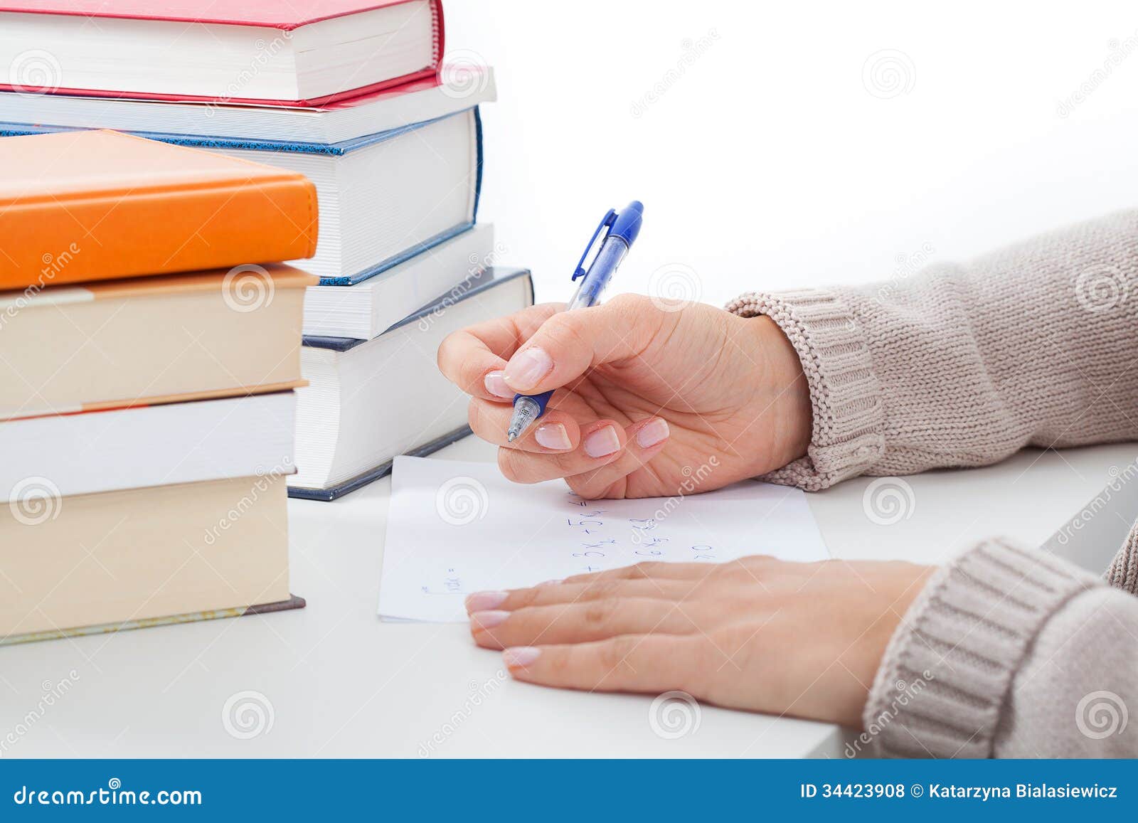 Student Taking Notes Royalty Free Stock Photos - Image: 34423908