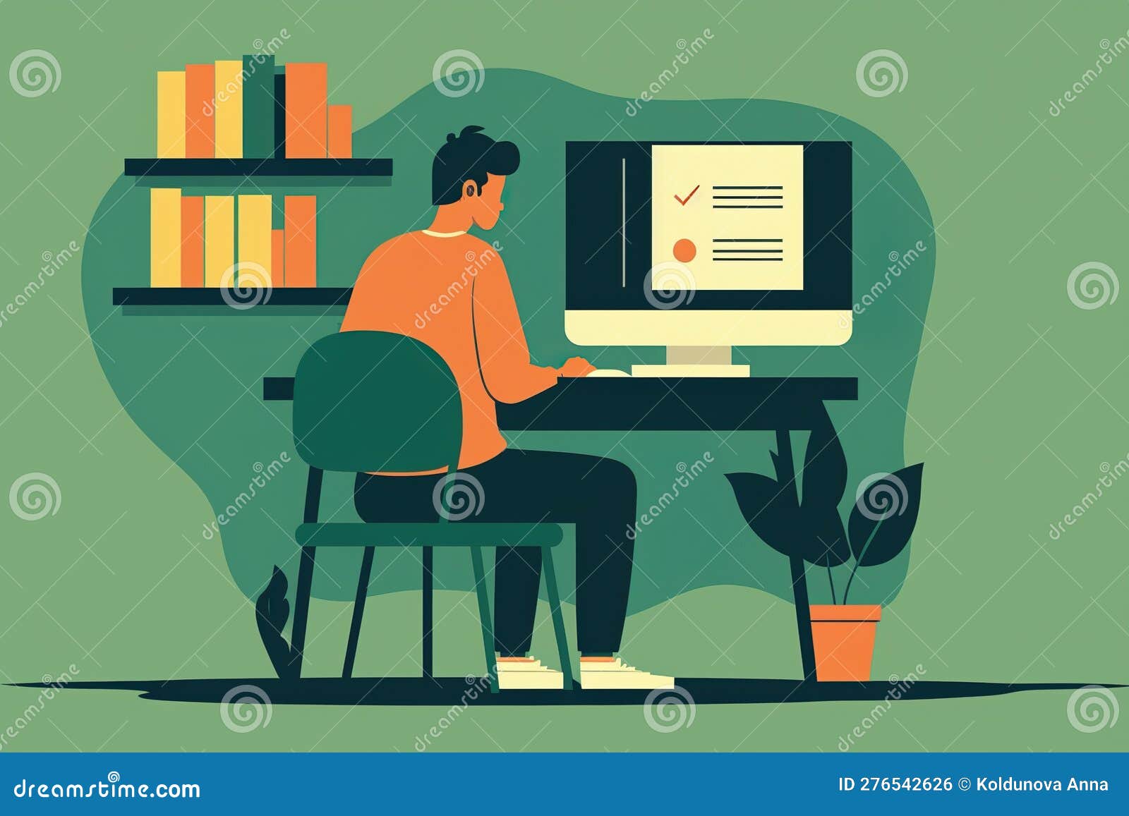 Remotelearning Cartoons, Illustrations & Vector Stock Images - 18 ...
