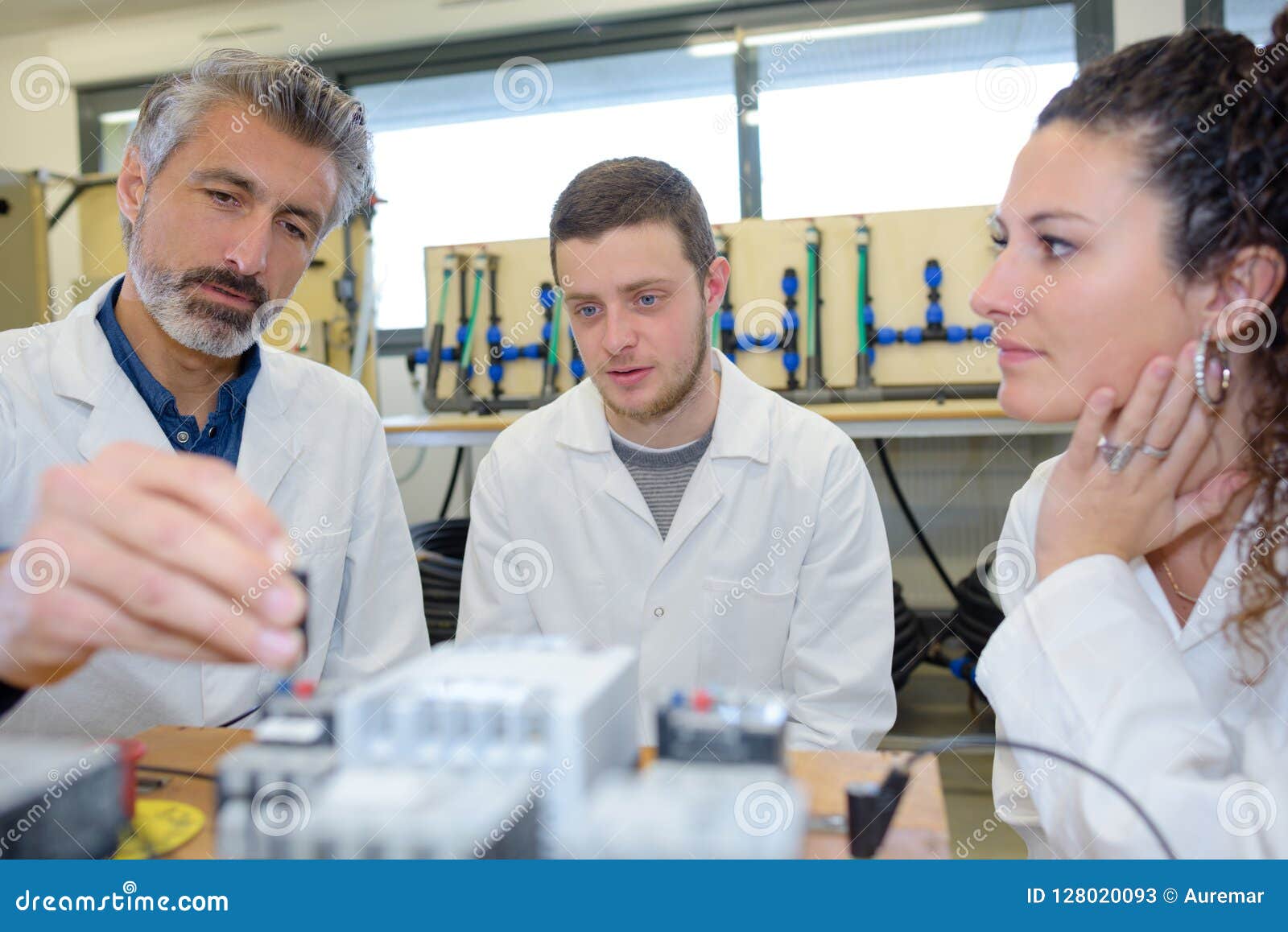 Student and Teacher in Biology Training Course Stock Image - Image of ...