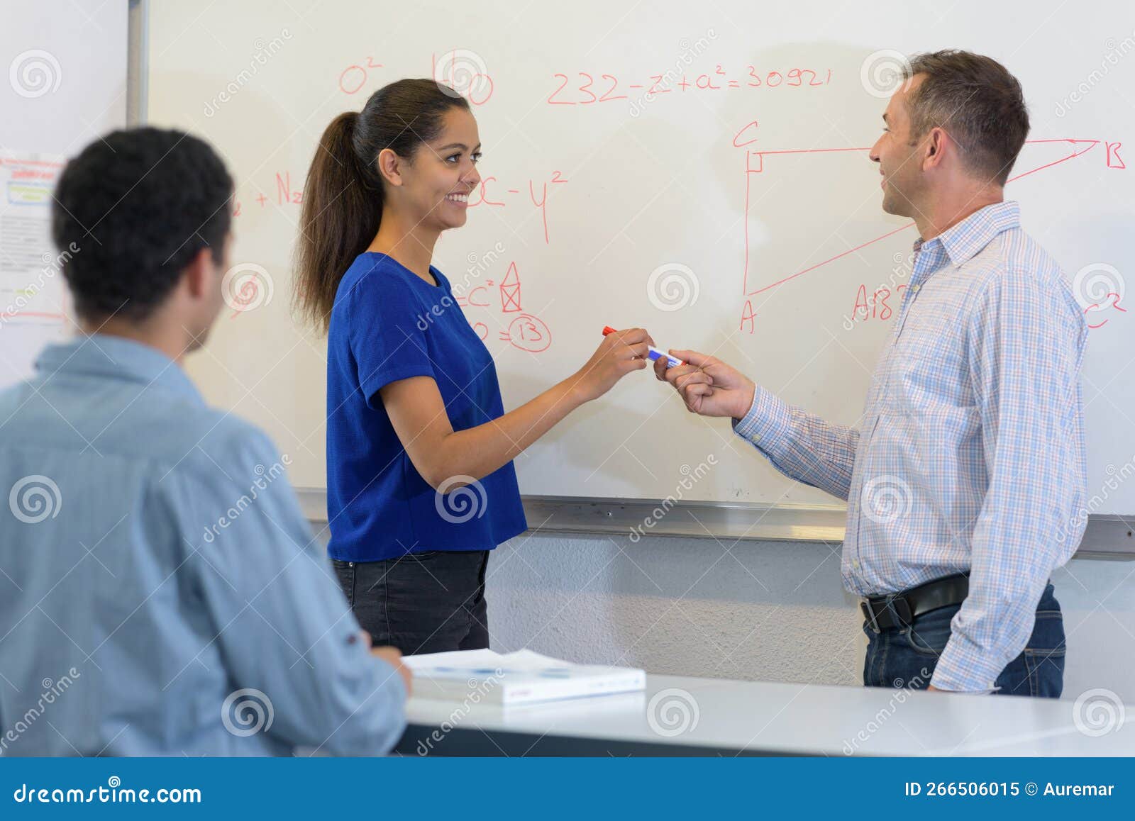 Student and Teacher during Tutoring Lesson Stock Image - Image of ...