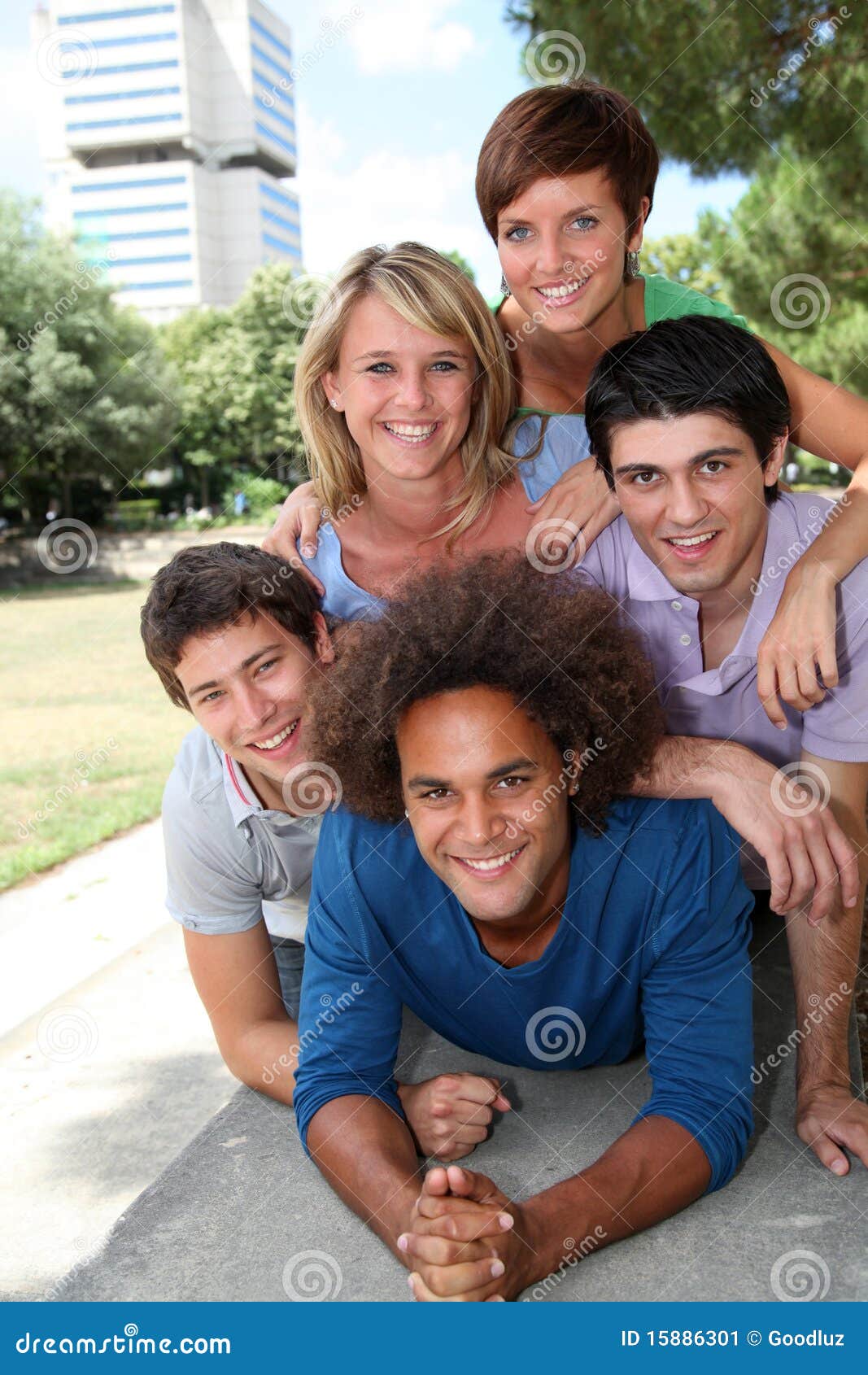 Student team portrait stock image. Image of mixity, classmates - 15886301