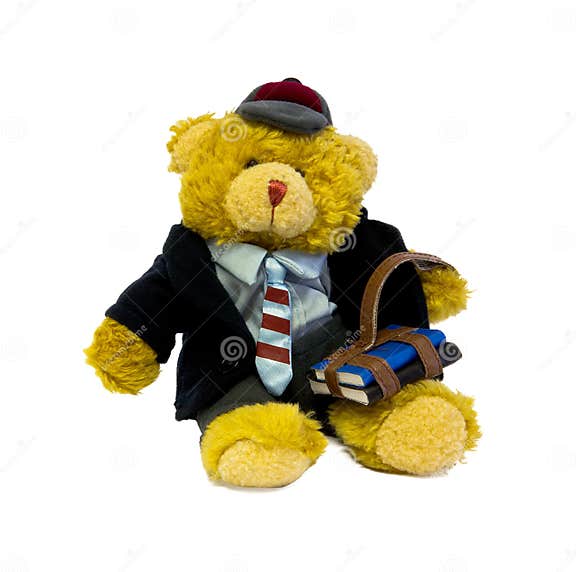 Student teddy bear stock photo. Image of clear, gift - 30659518