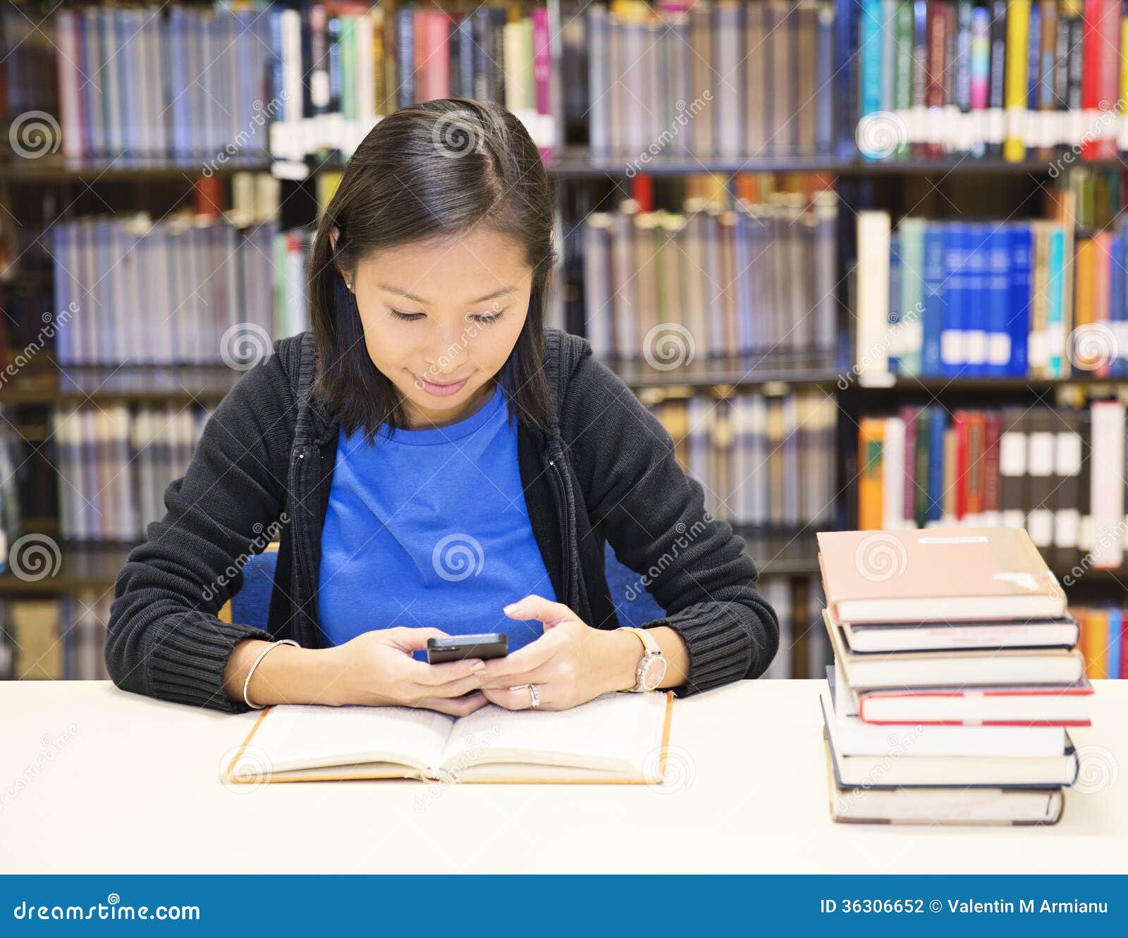 Student texting stock photo. Image of beautiful, academic - 36306652