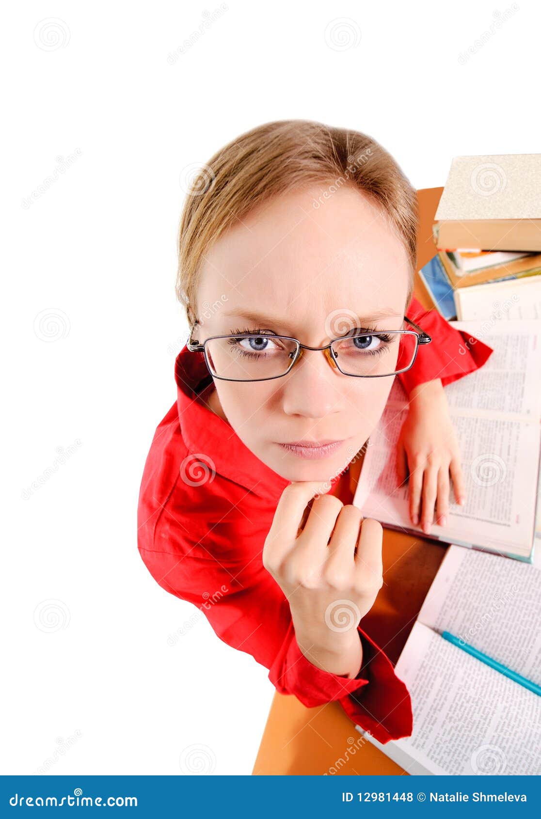 Student Thinking Royalty Free Stock Photos - Image: 12981448