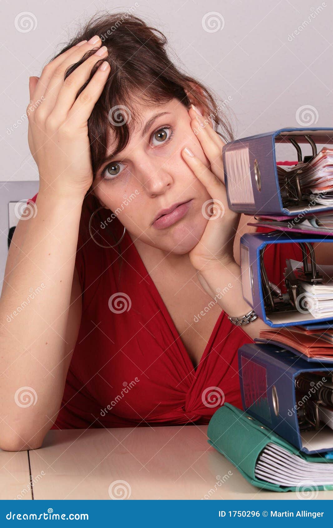 Student Thinking stock photo. Image of book, exhausted - 1750296