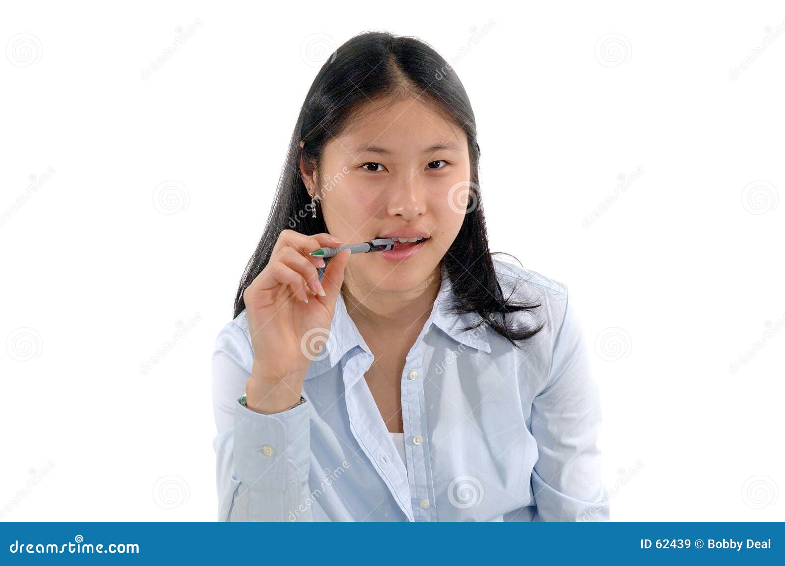 Student Thinking stock image. Image of women, person, secretary - 62439