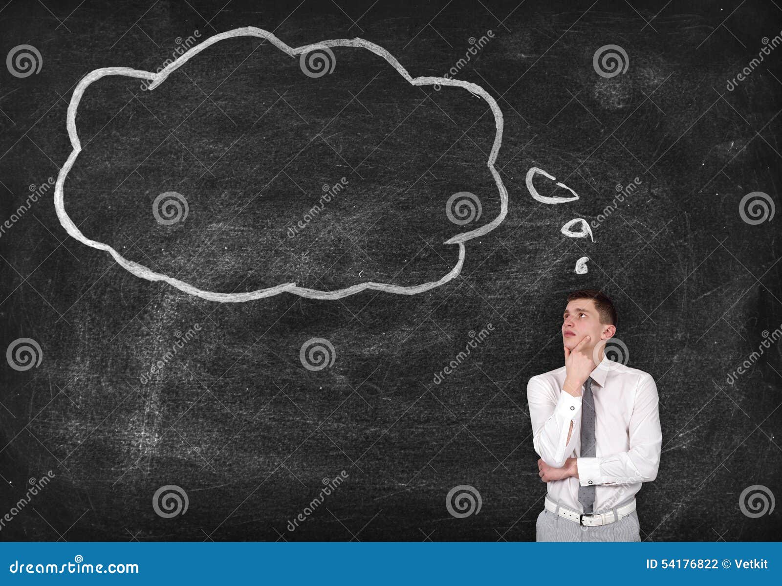 Student thinking stock photo. Image of knowledge, motivation - 54176822