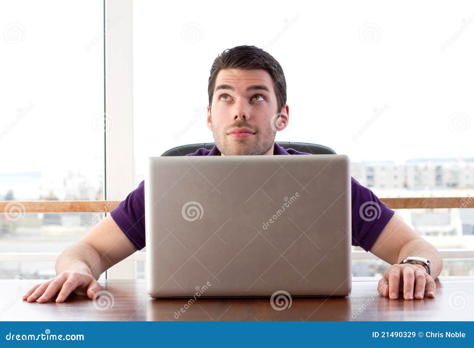 Student thinking hard stock image. Image of concentration - 21490329