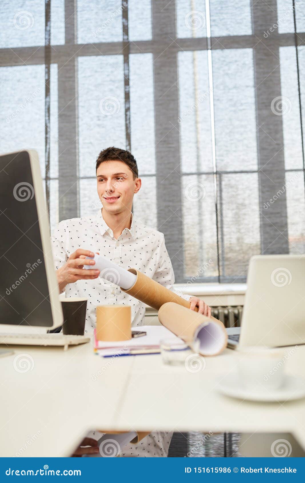 Student or Trainee in Business Apprenticeship Stock Photo - Image of ...