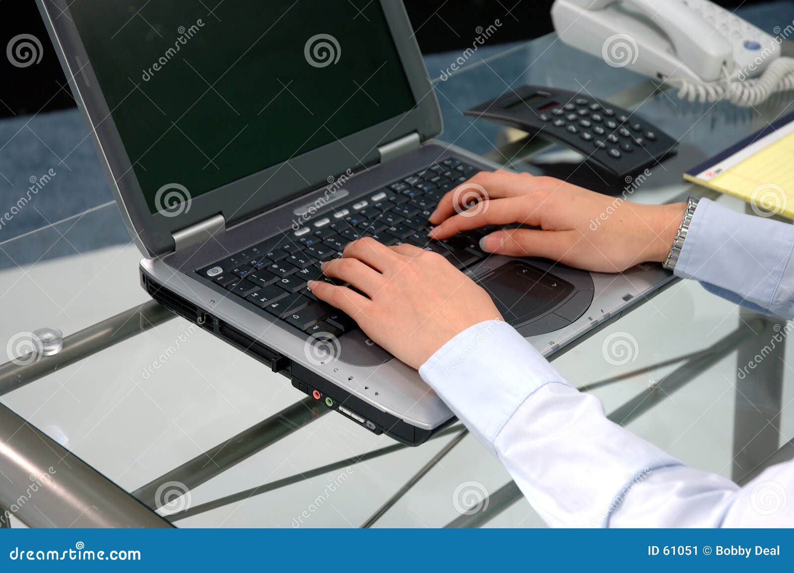 Student Typing stock image. Image of laptop, type, hands - 61051