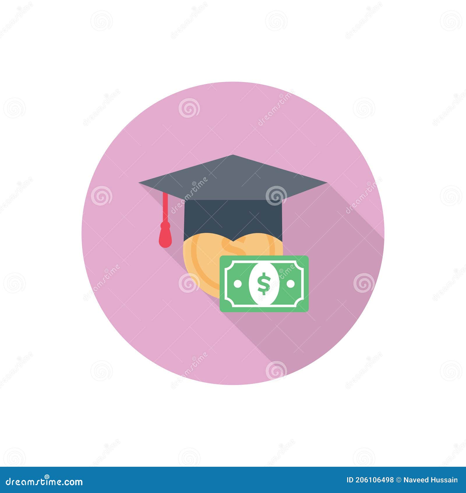 Student stock vector. Illustration of investment, finance - 206106498