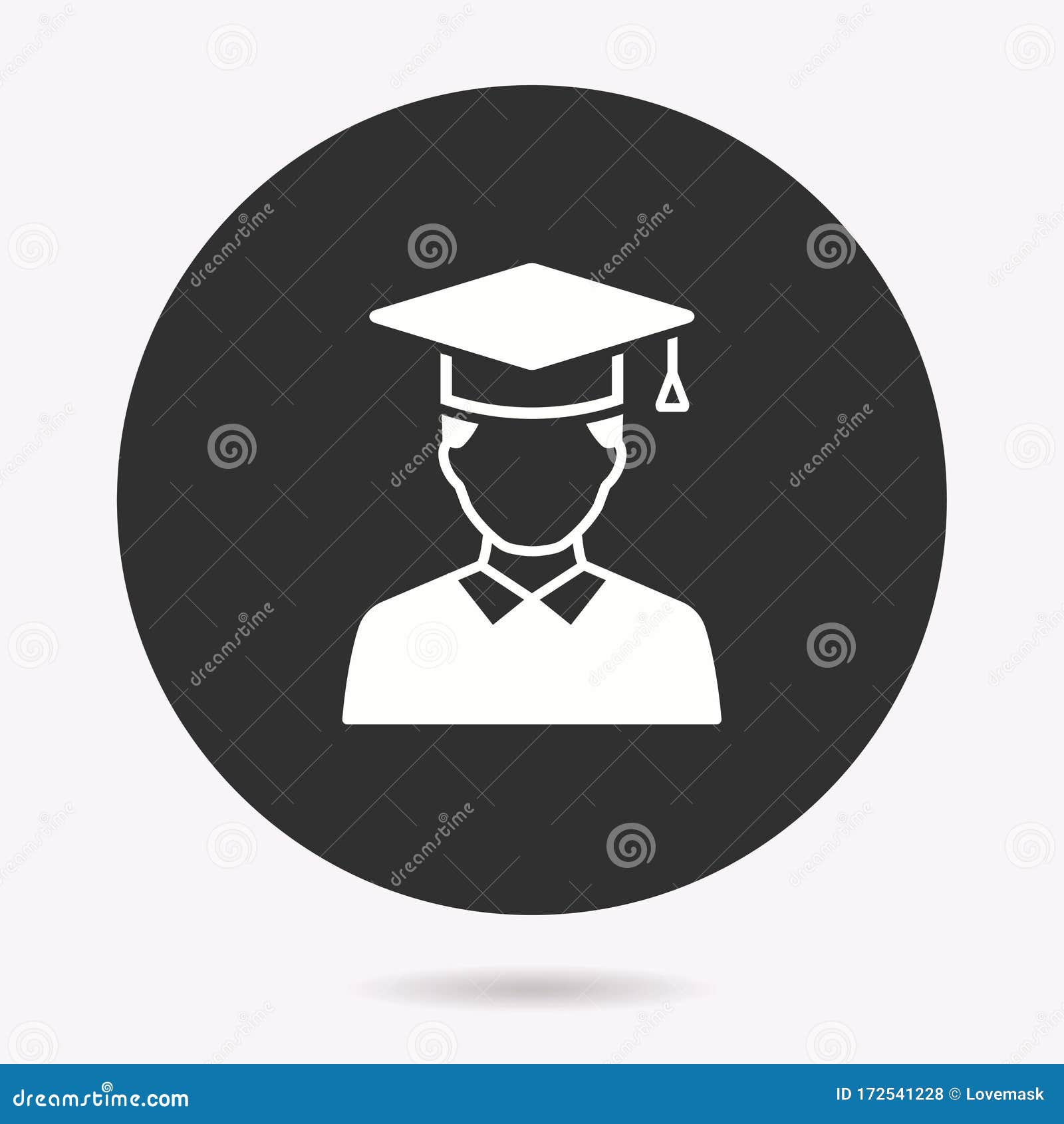 Student - Vector Icon. Illustration Isolated. Simple Pictogram Stock ...