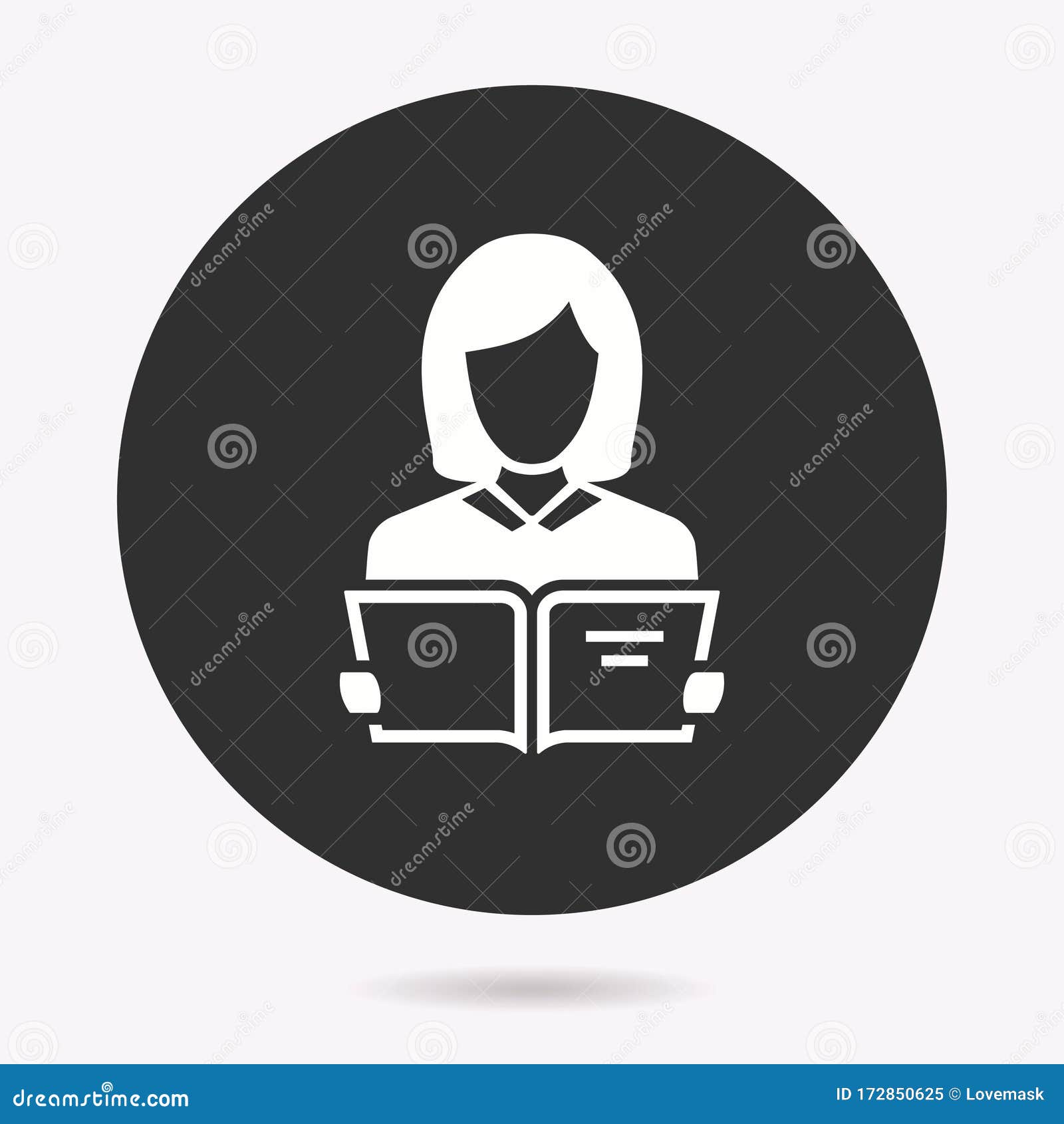 Student - Vector Icon. Illustration Isolated. Simple Pictogram Stock ...