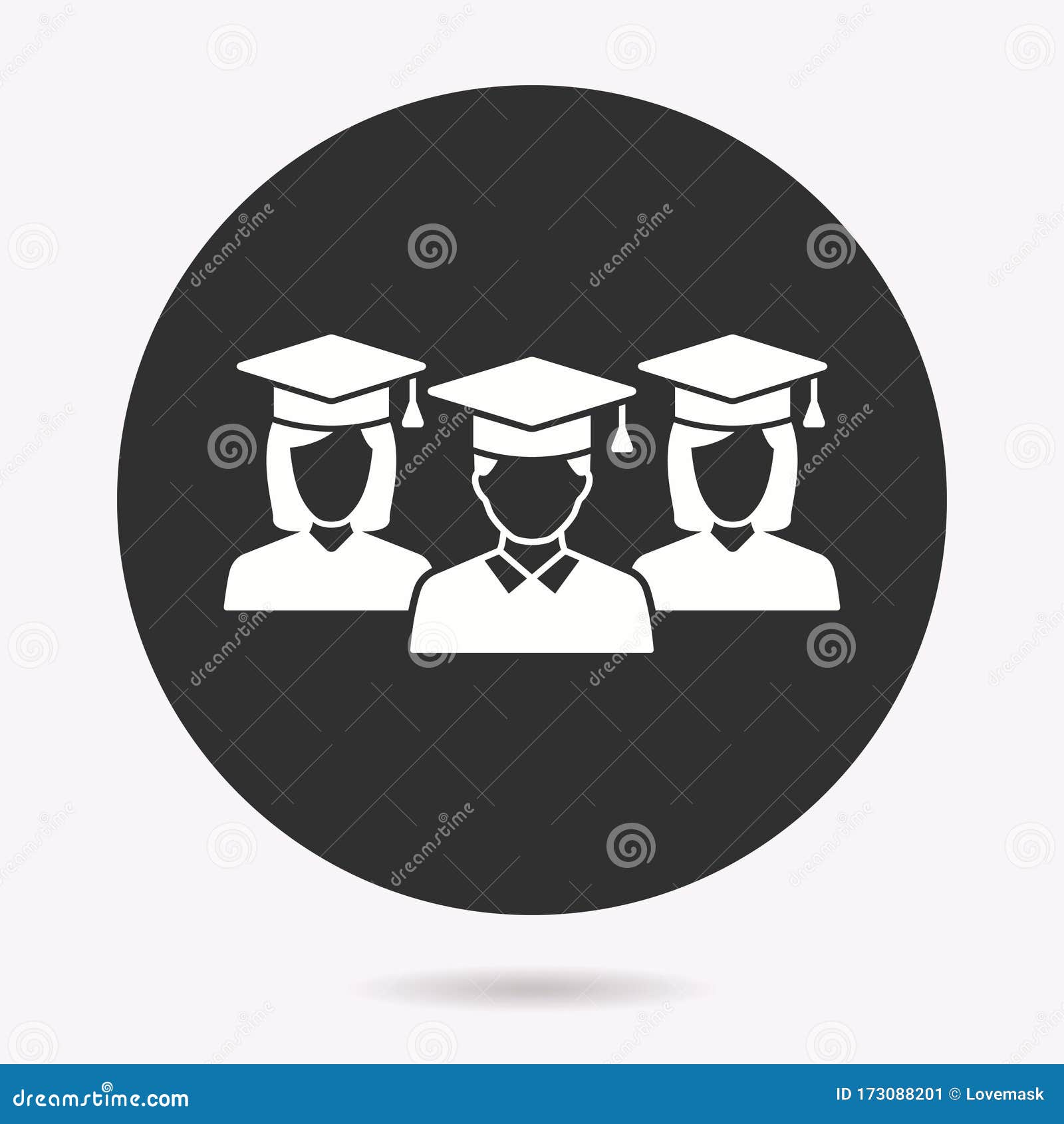 Student - Vector Icon. Illustration Isolated. Simple Pictogram Stock ...