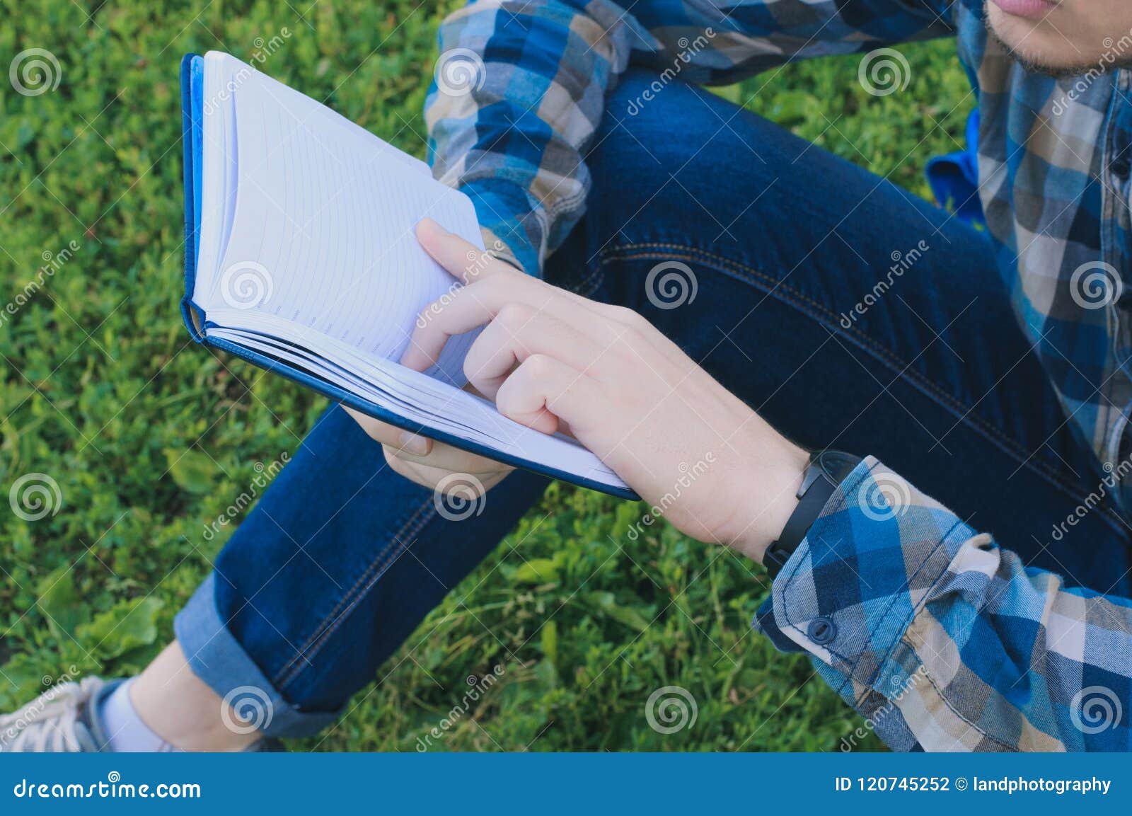 Student Watching at a Notebook. Education Stock Photo - Image of ...