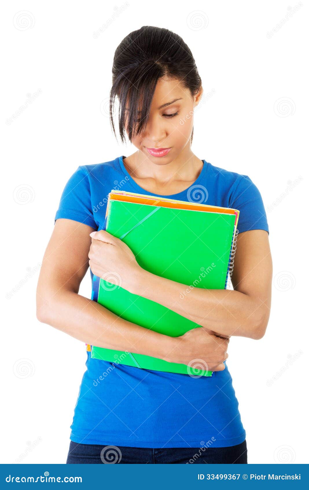 Student Woman with Depression Stock Image - Image of hopelessness ...
