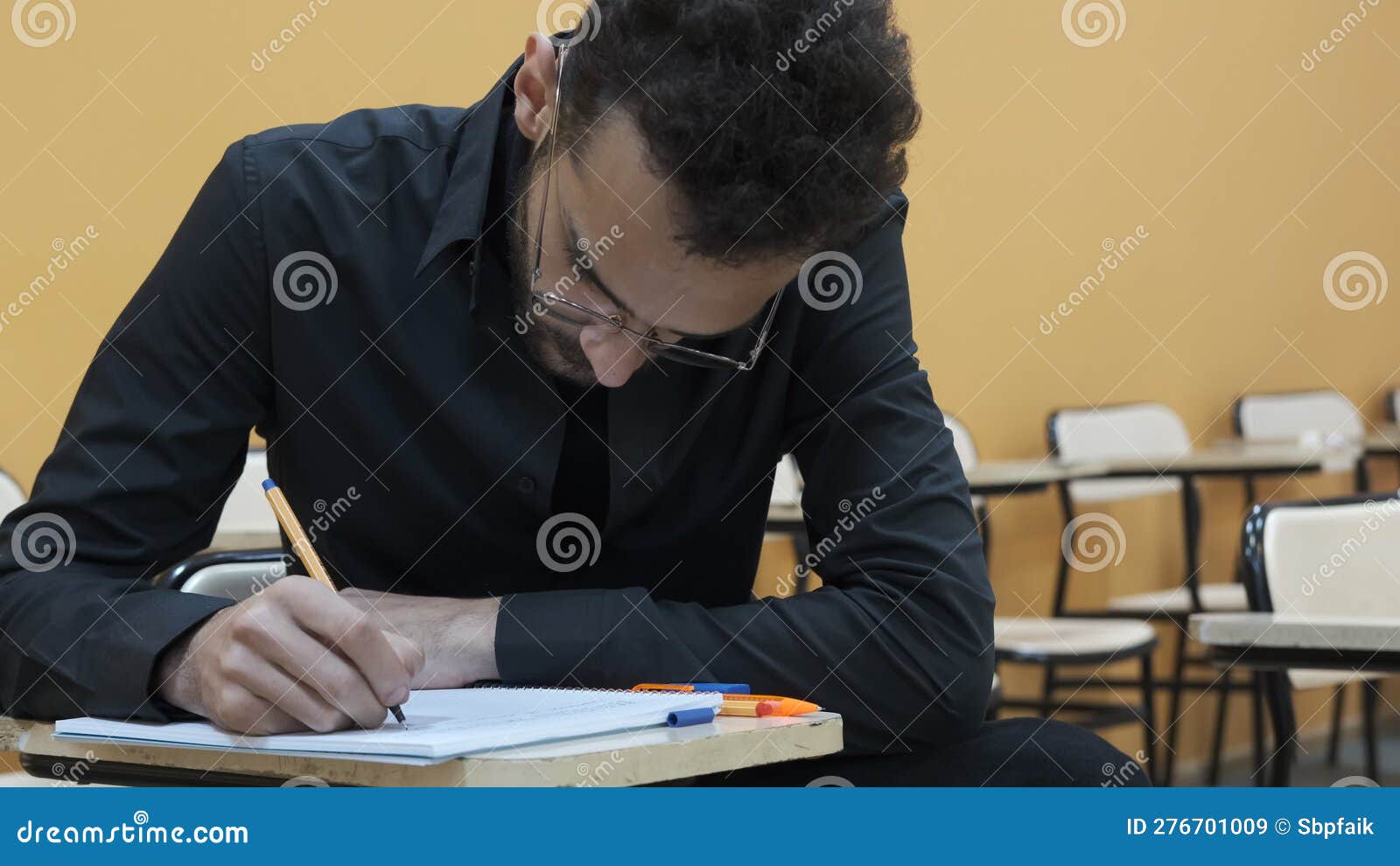 Student work class stock video. Video of agreement, handsome - 276701009