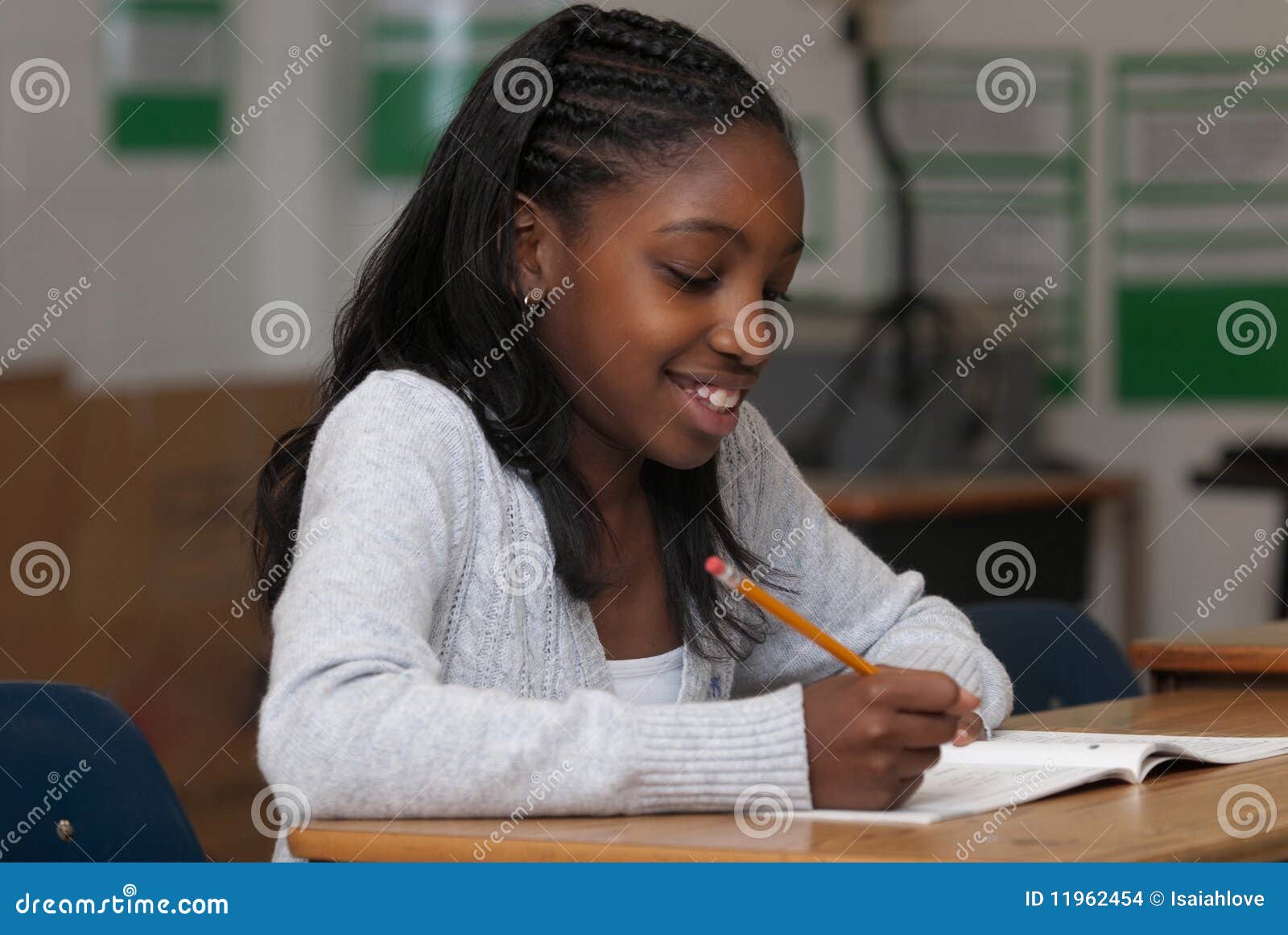 Student working stock photo. Image of school, reading - 11962454