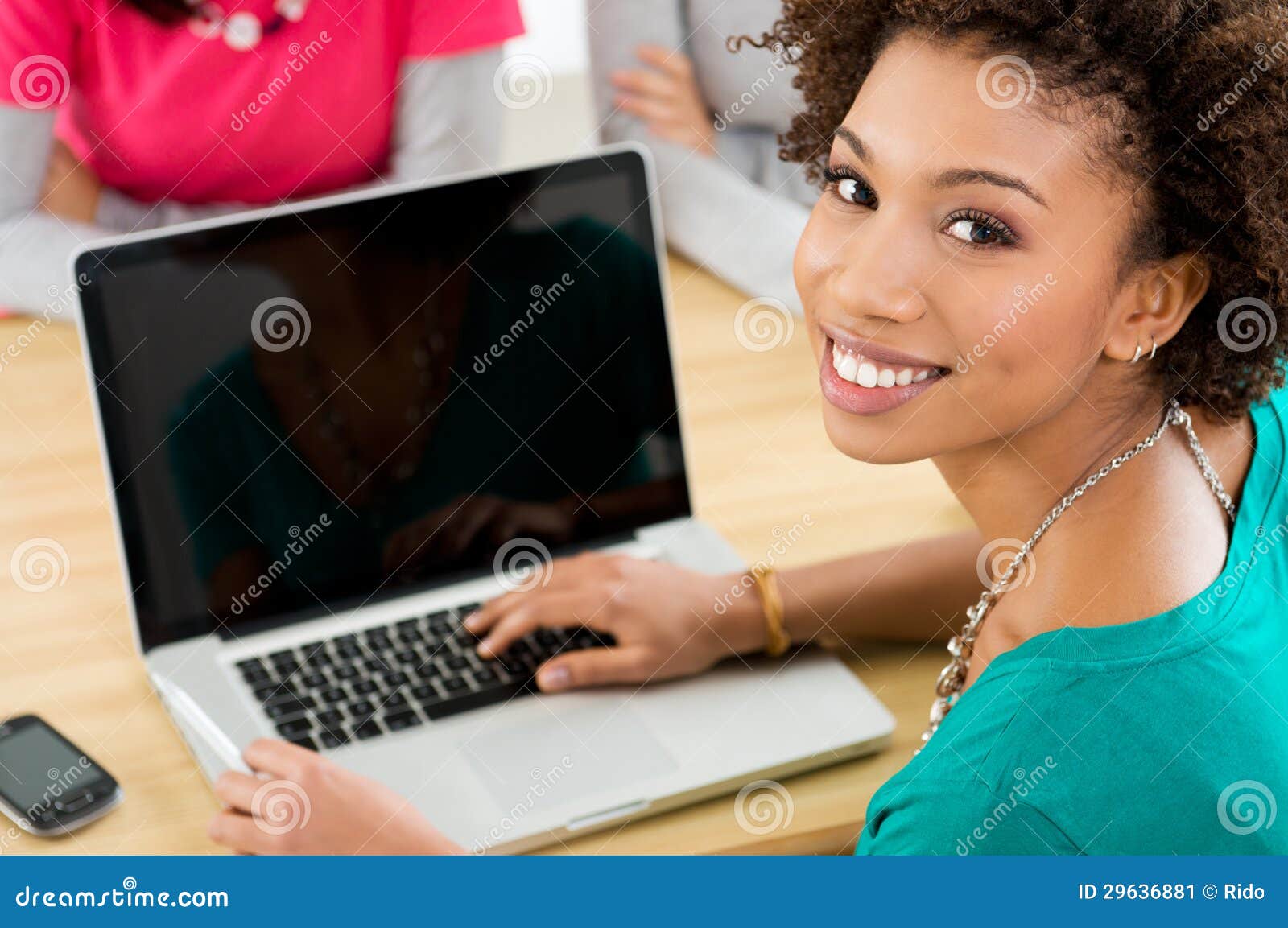 Student Working on Laptop stock image. Image of indoor - 29636881