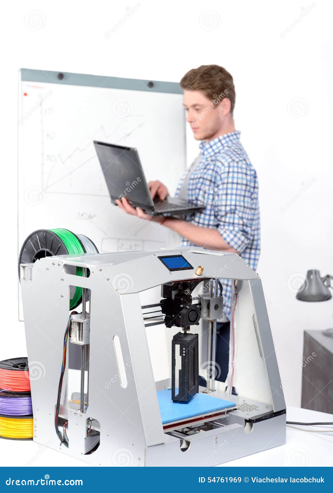 Student Working on a Project Stock Image - Image of prototype, student ...