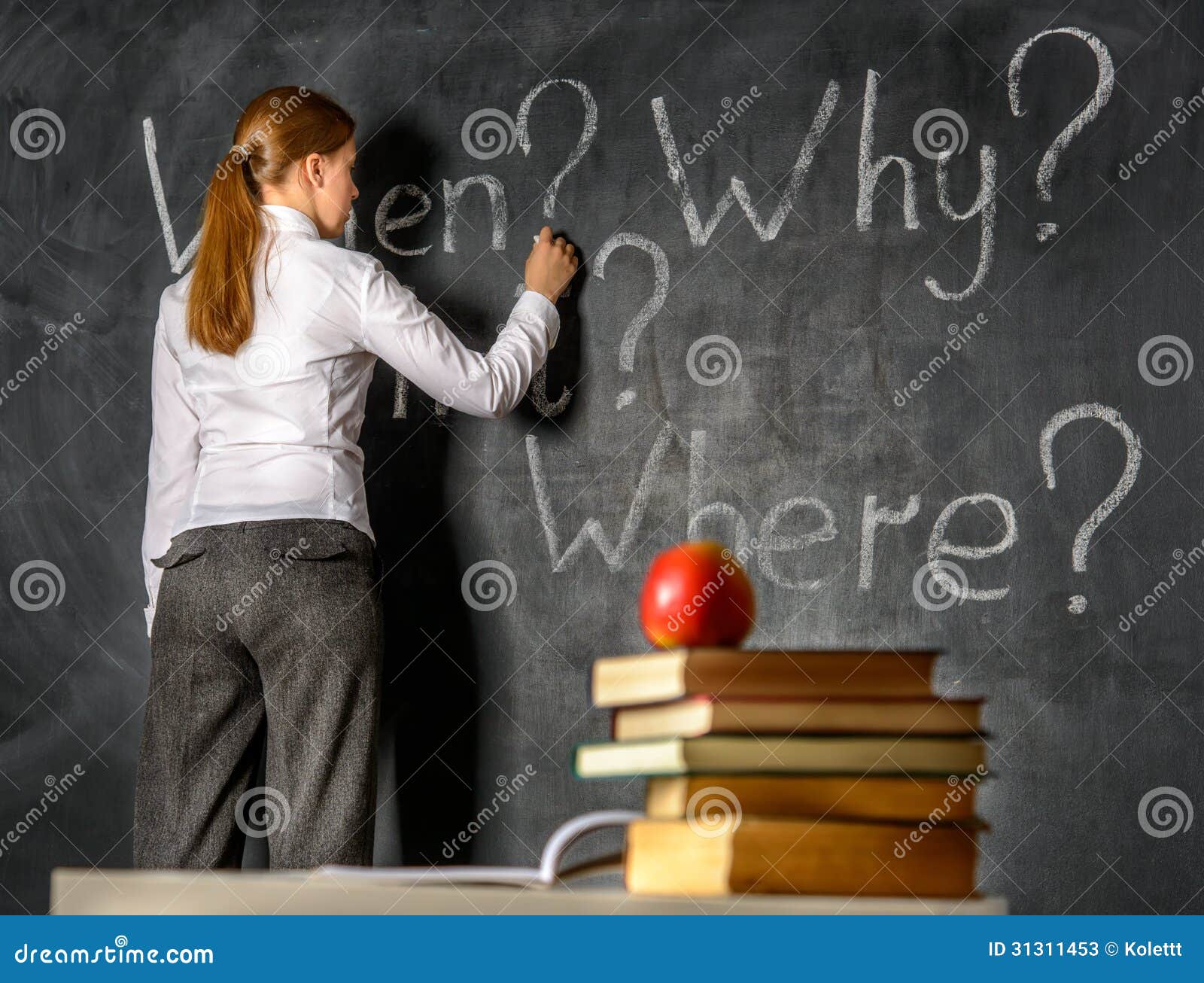 Student Writing on Blackboard Stock Image - Image of colledge, invite ...
